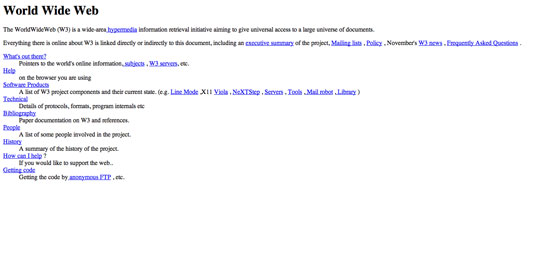 First website ever created shows how far Web design has come – EEJournal