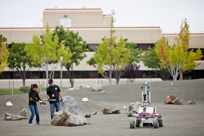 Testing the future: Astronaut in space remote-controls robot in ...