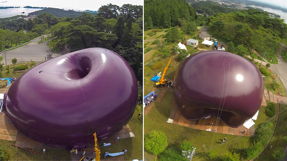 An inflatable concert hall inspired by… giant plums? – EEJournal
