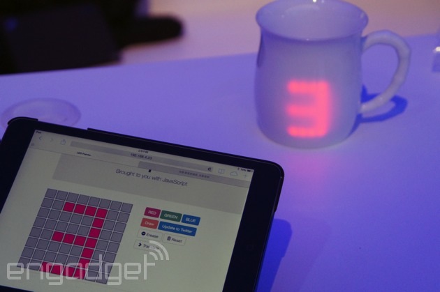 Intel shows off a light-up smart mug – EEJournal