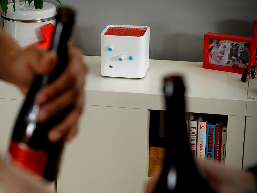 An ingeniously designed speaker that creates crowdsourced playlists ...