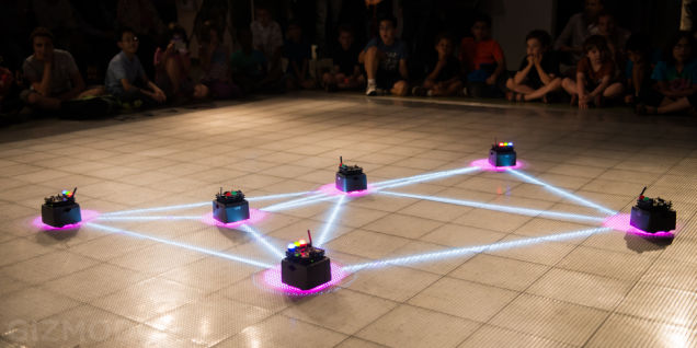 Bee-inspired bots skitter and swarm at NYC’s Museum of Mathematics ...