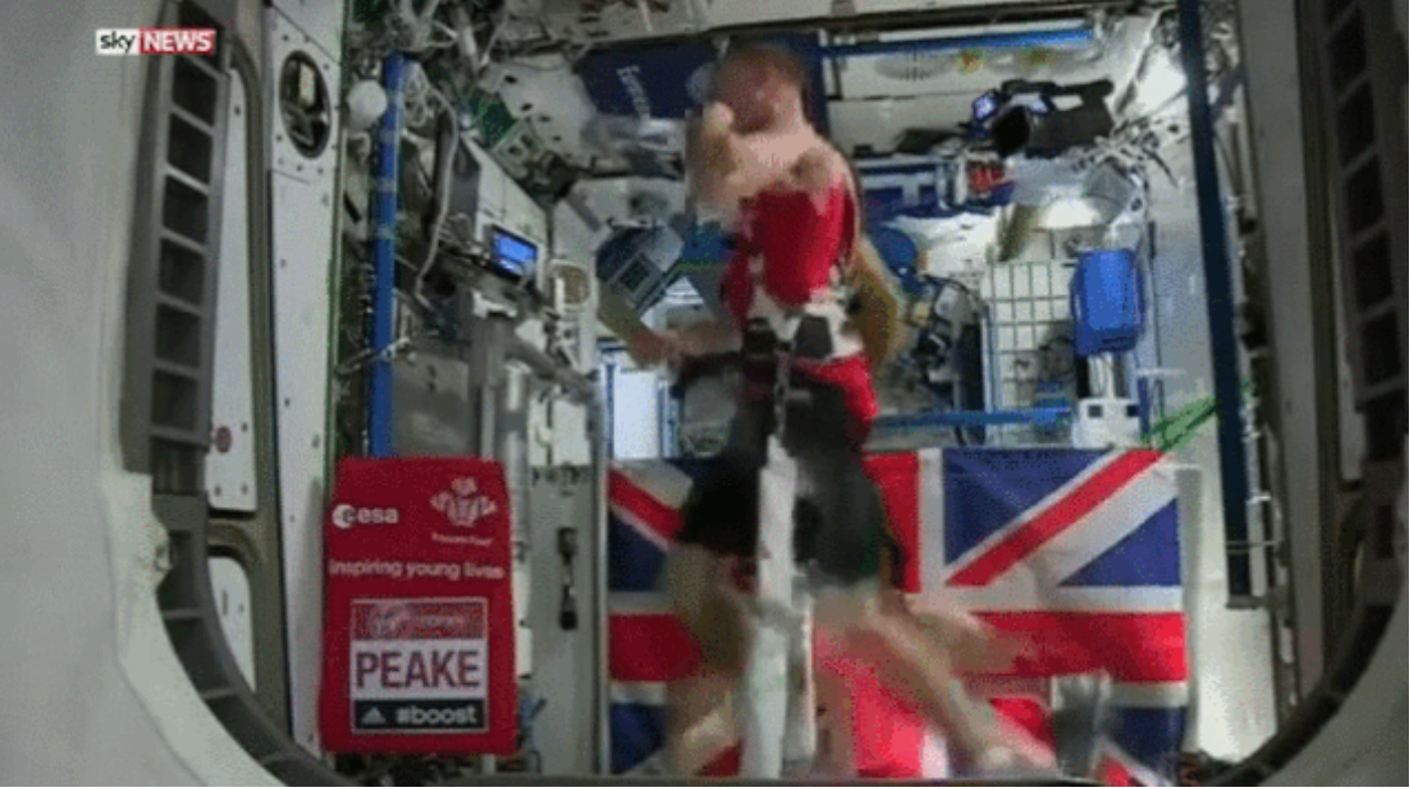 Tim Peake beat the record for running a marathon in space – EEJournal
