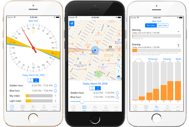 App helps you find the best time and place for golden hour photography ...