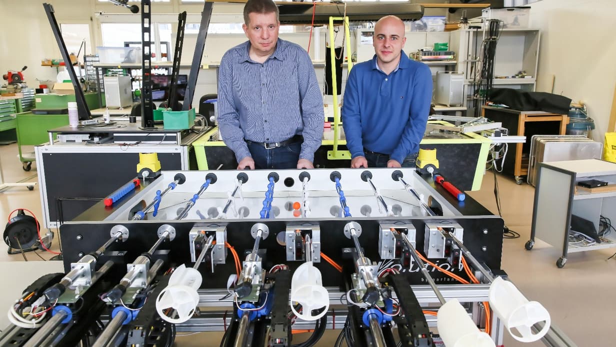 Robots defeat humans on foosball playing field – EEJournal